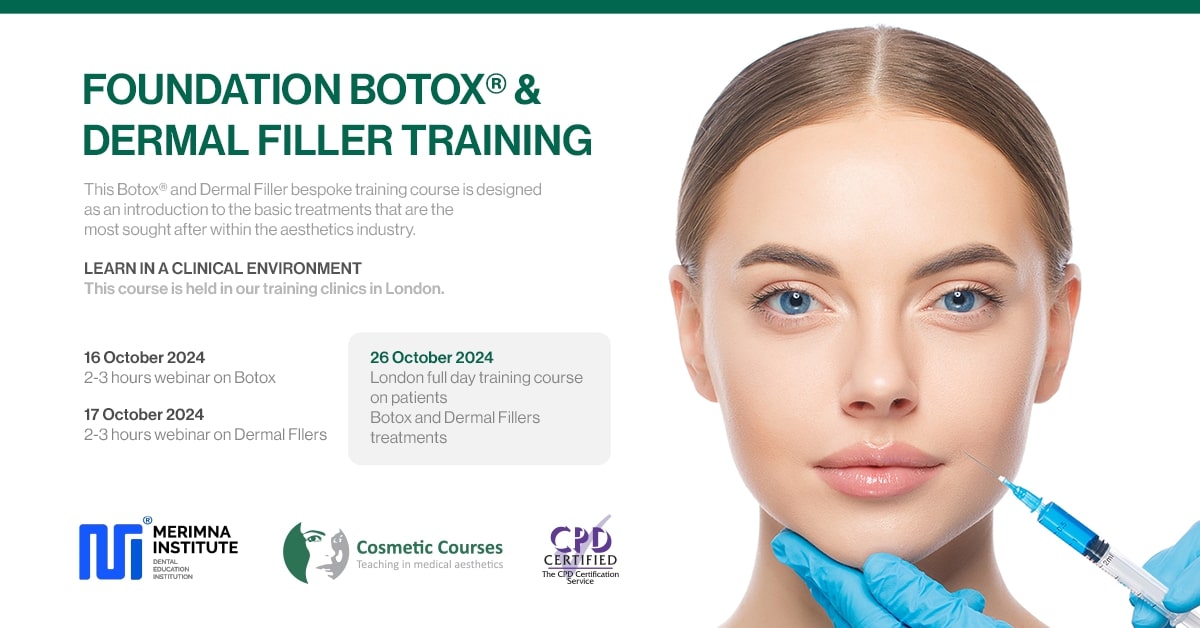 Foundation Botox® And Dermal Filler Training Course • ΙΝΣΤΙΤΟΥΤΟ ΜΕΡΙΜΝΑ